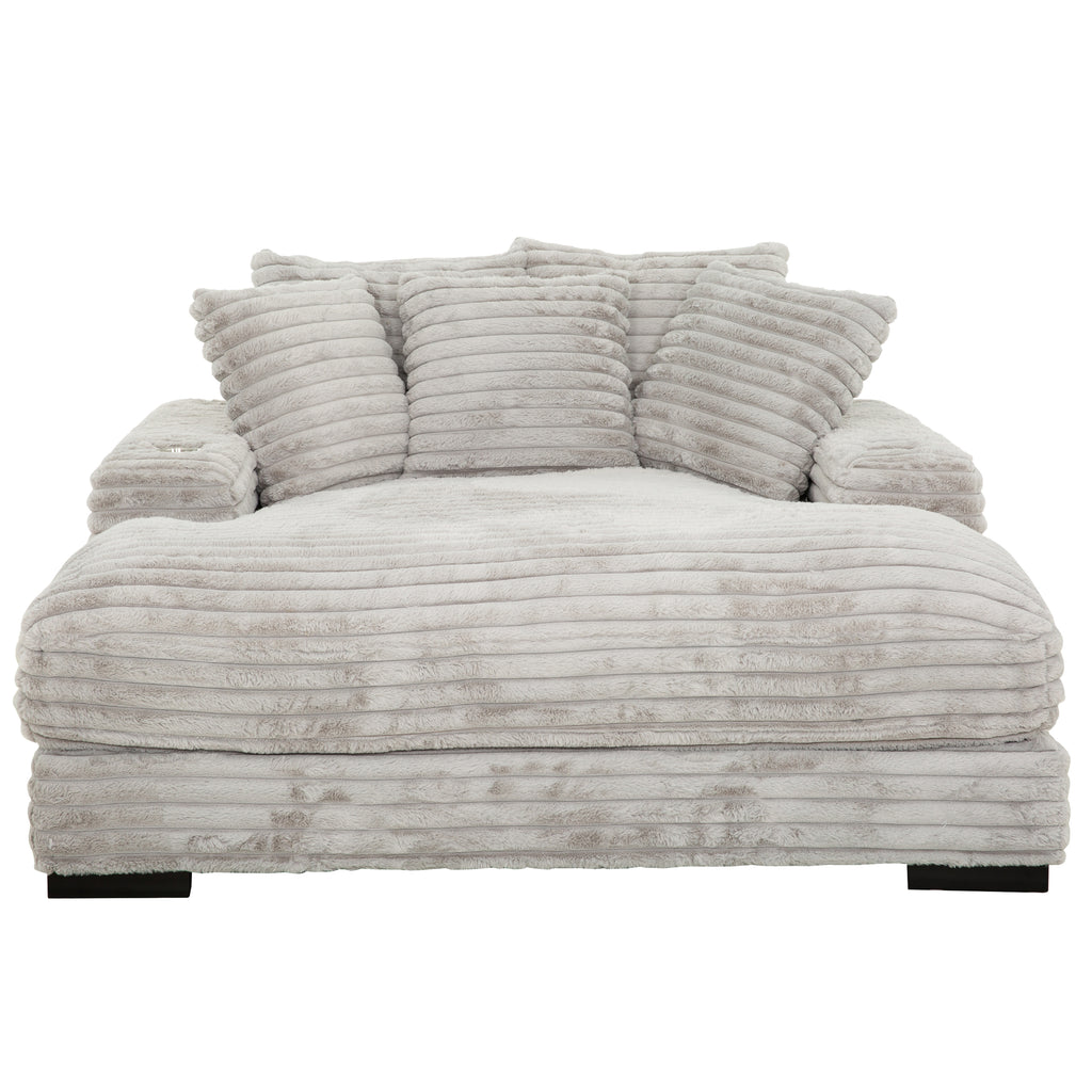 Cuddler Chaise - Grey – Primo International